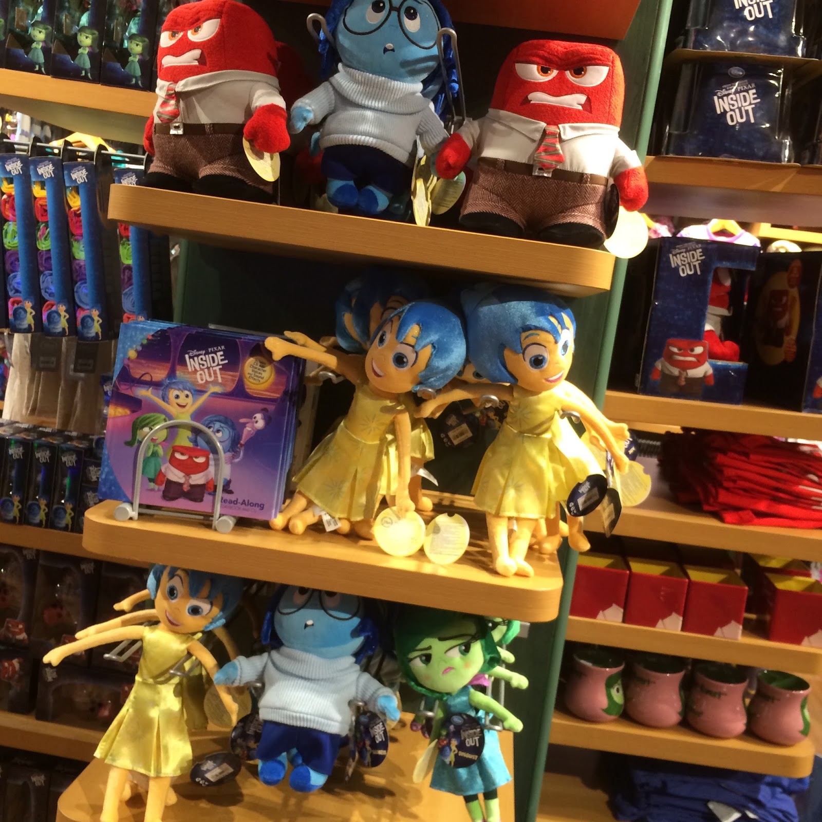 Dan the Pixar Fan: Events: Disney Store Inside Out Merch Release (May ...