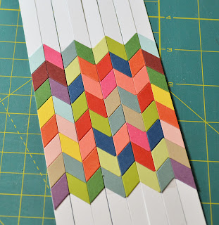 jj bolton {handmade cards}: Deconstructed Chevrons