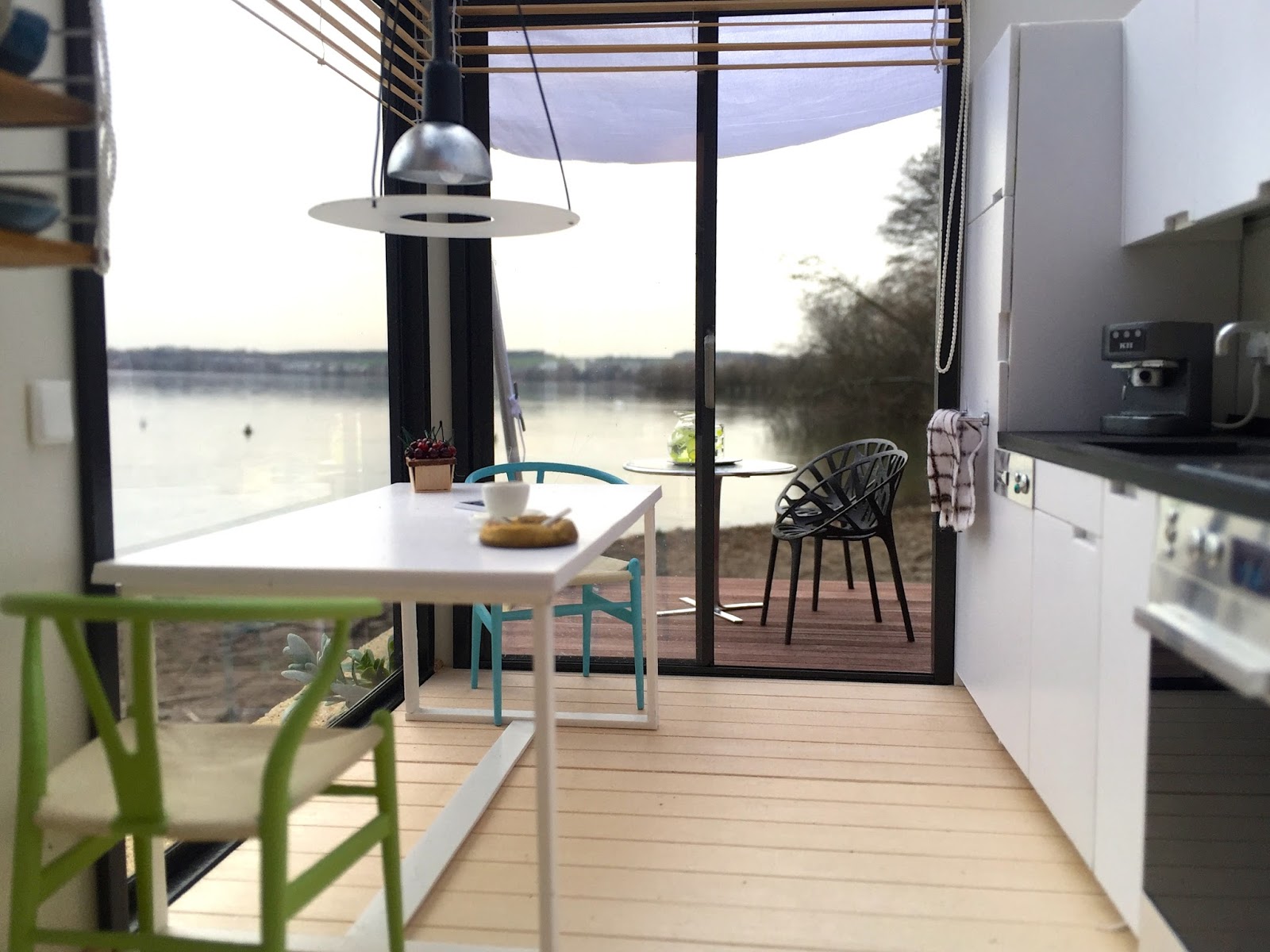 1:12 scale modern model houses: 1:12 Scale Shipping Container House ...