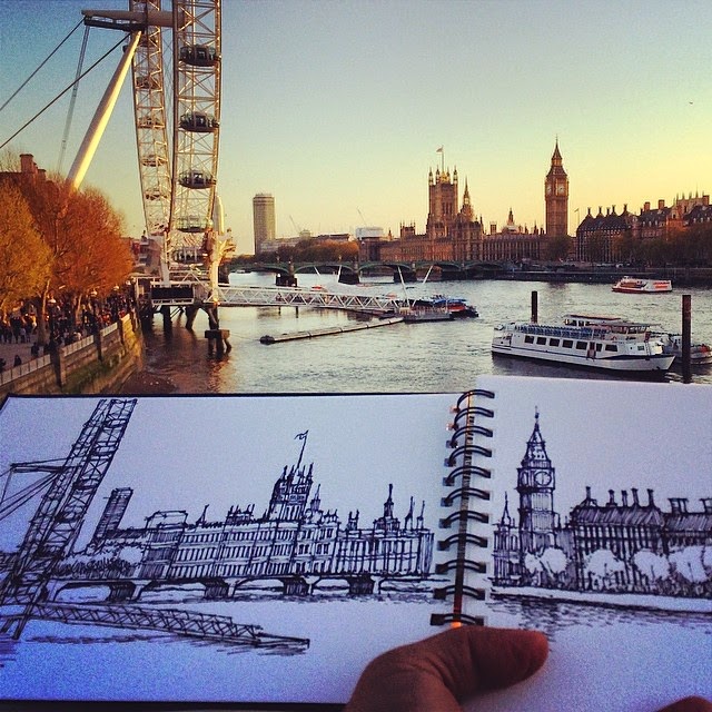 Urban Sketchers Seattle: UK & Ireland Travel Sketches