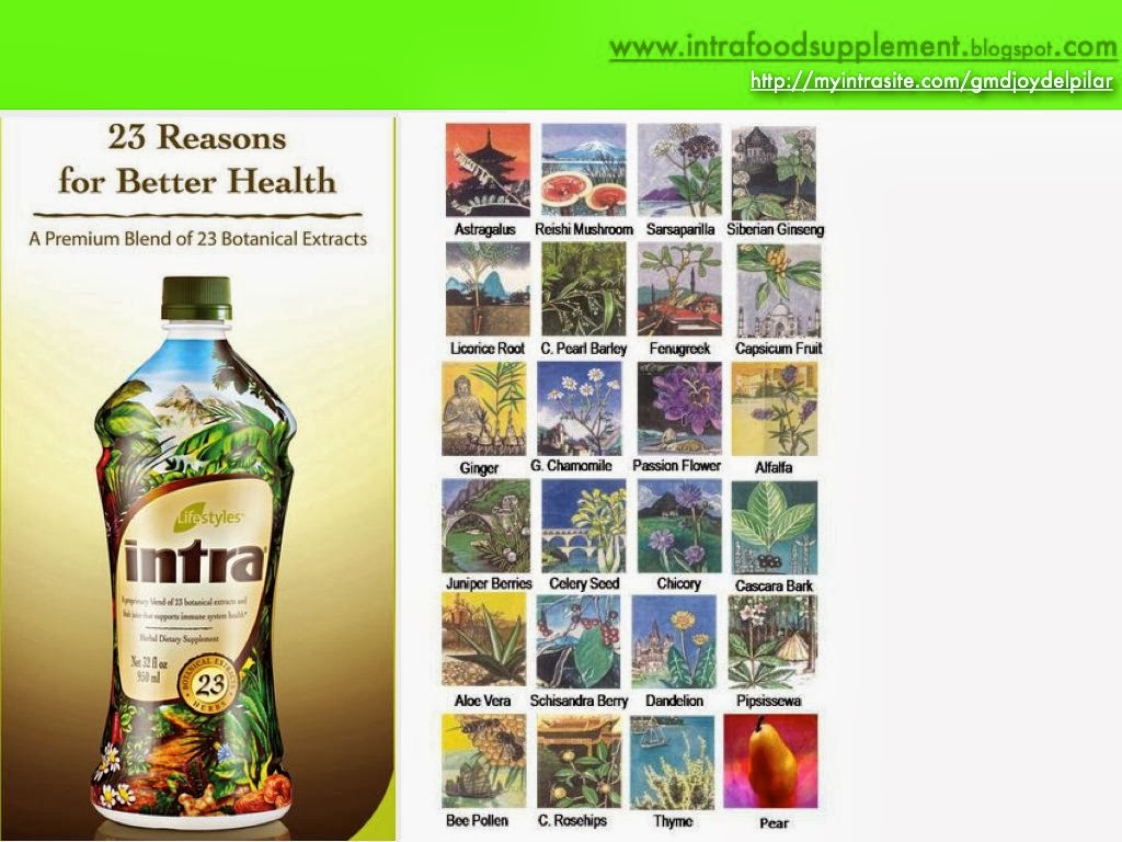 intra food supplement