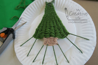Cindy deRosier: My Creative Life: Woven Christmas Tree Ornament