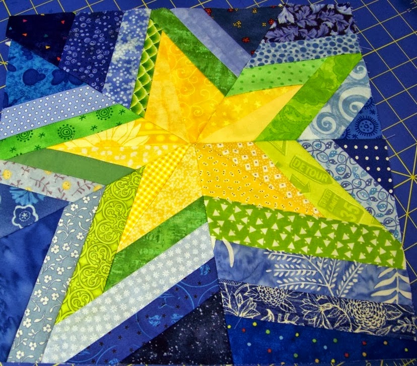 Attic Window Quilt Shop: FEELING SAD? MAKE A STAR!