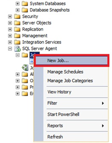 Crear un Job en SQL ~ Brian Hernández García
