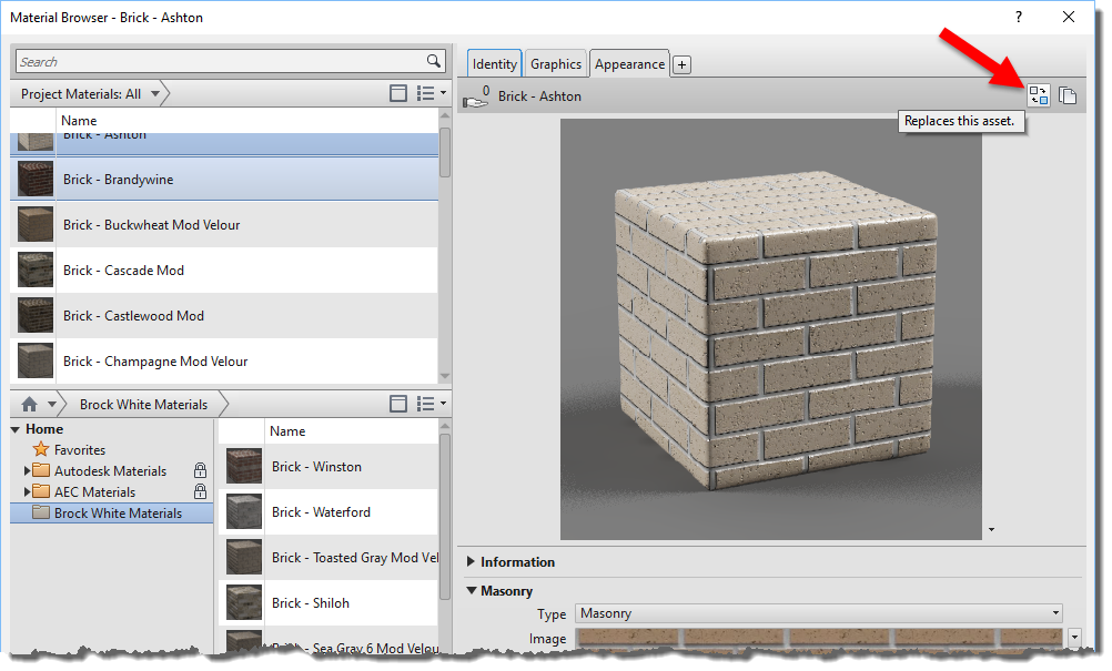 BIM Chapters: Brick Material and Assets Library in Revit
