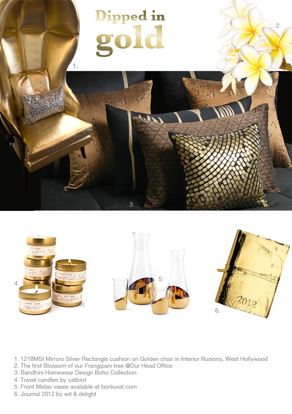 Dipped in Gold ~ Bandhini Homewear Design