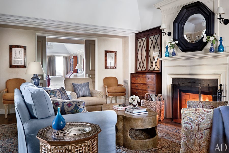 New Home Interior Design: Michael S. Smith Renovates a Glamorous ...