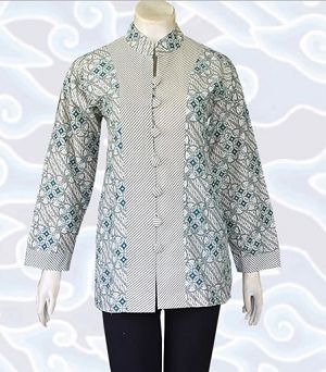 15 Model Baju Batik Formal Wanita Modern Terbaru 2019 | Model Baju ...