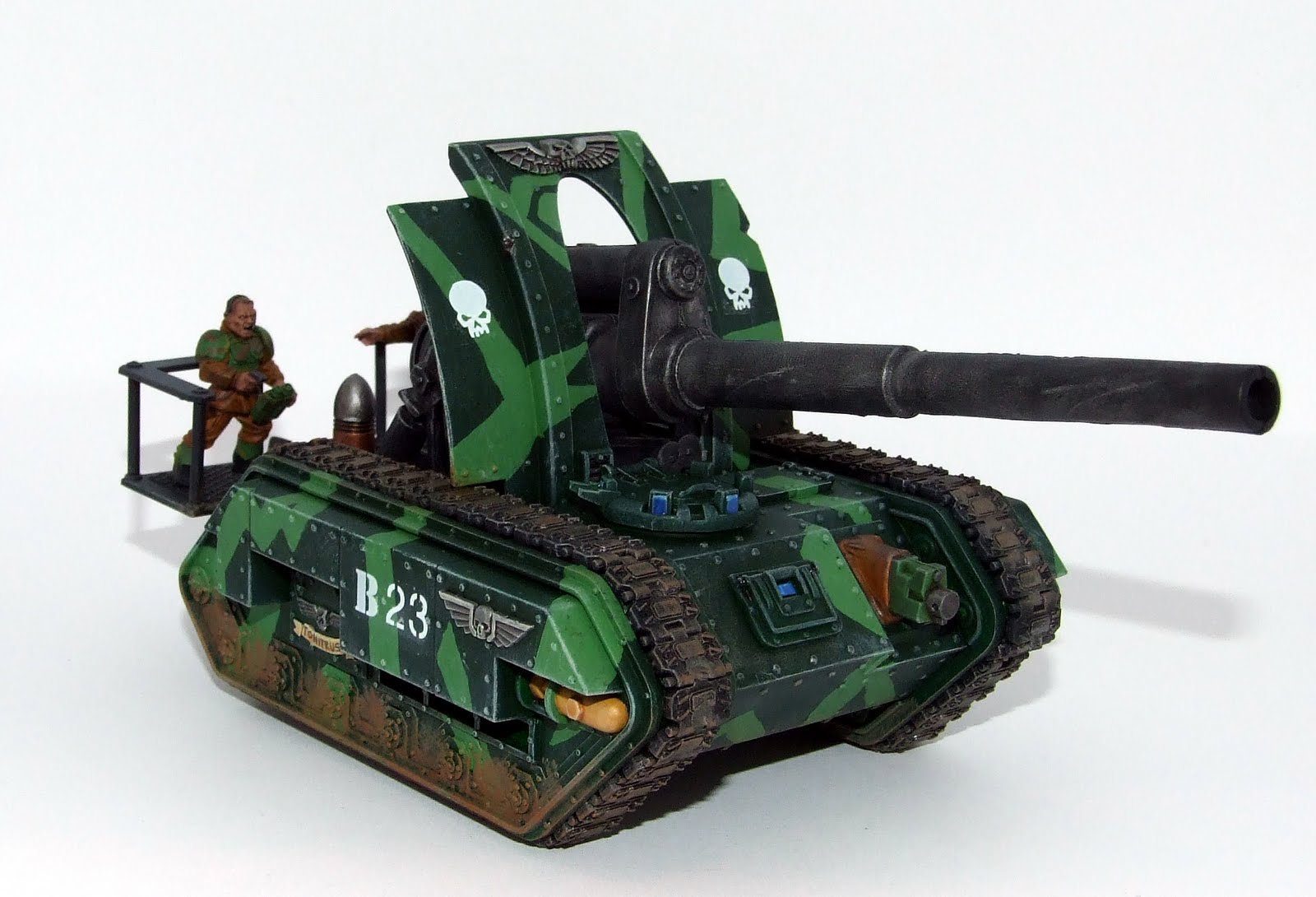 "Tonitrus" (Thunder) B23 - Basilisk - Finished - Cadian 127th Regiment