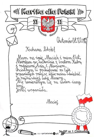 Migawki z życia klasy: Listy do Polski