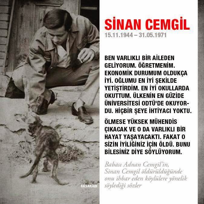 Saadet Demir Yalçın: Sinan Cemgil...
