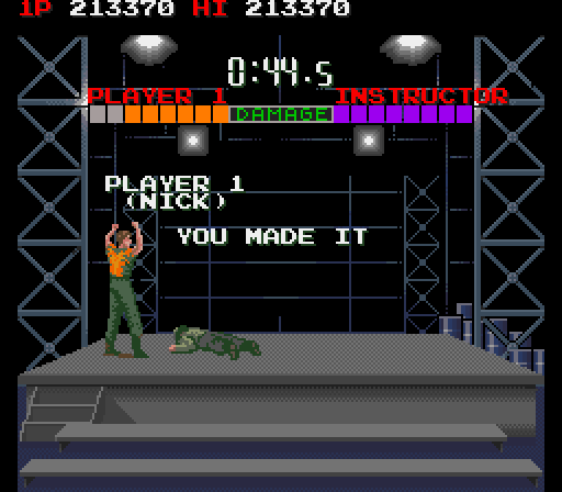 VGJUNK: COMBAT SCHOOL / BOOT CAMP (ARCADE)