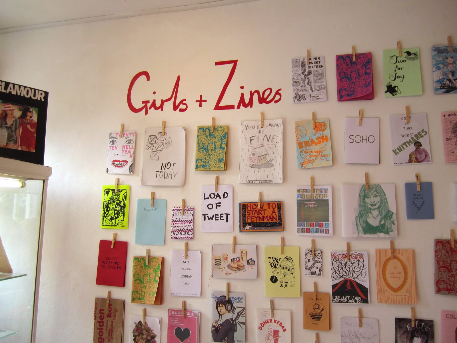 That's Logic zine: Girls + Zines Library at Tatty Divine.