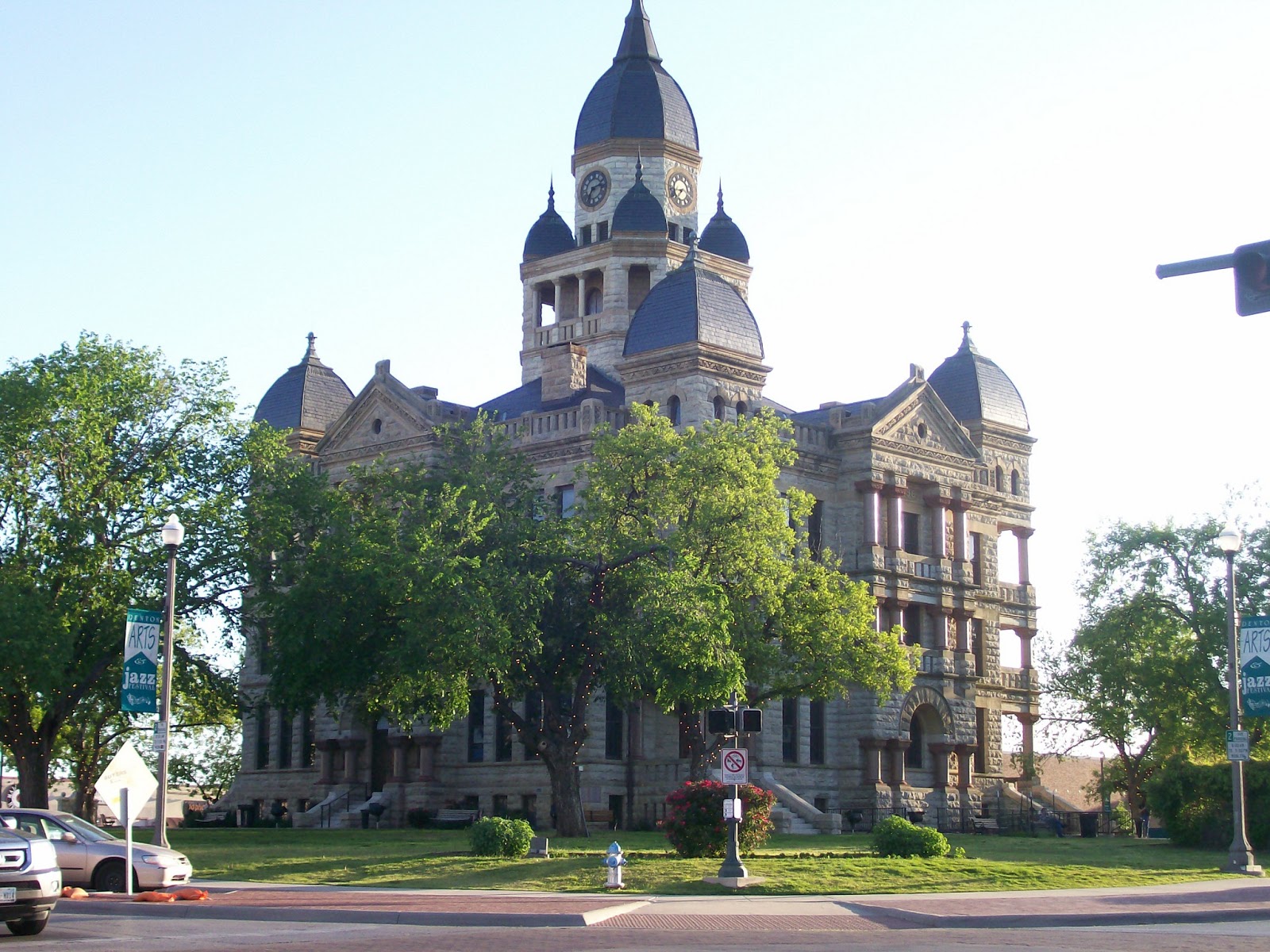 View from the Passenger Window: Denton's Courthouse Museum Square