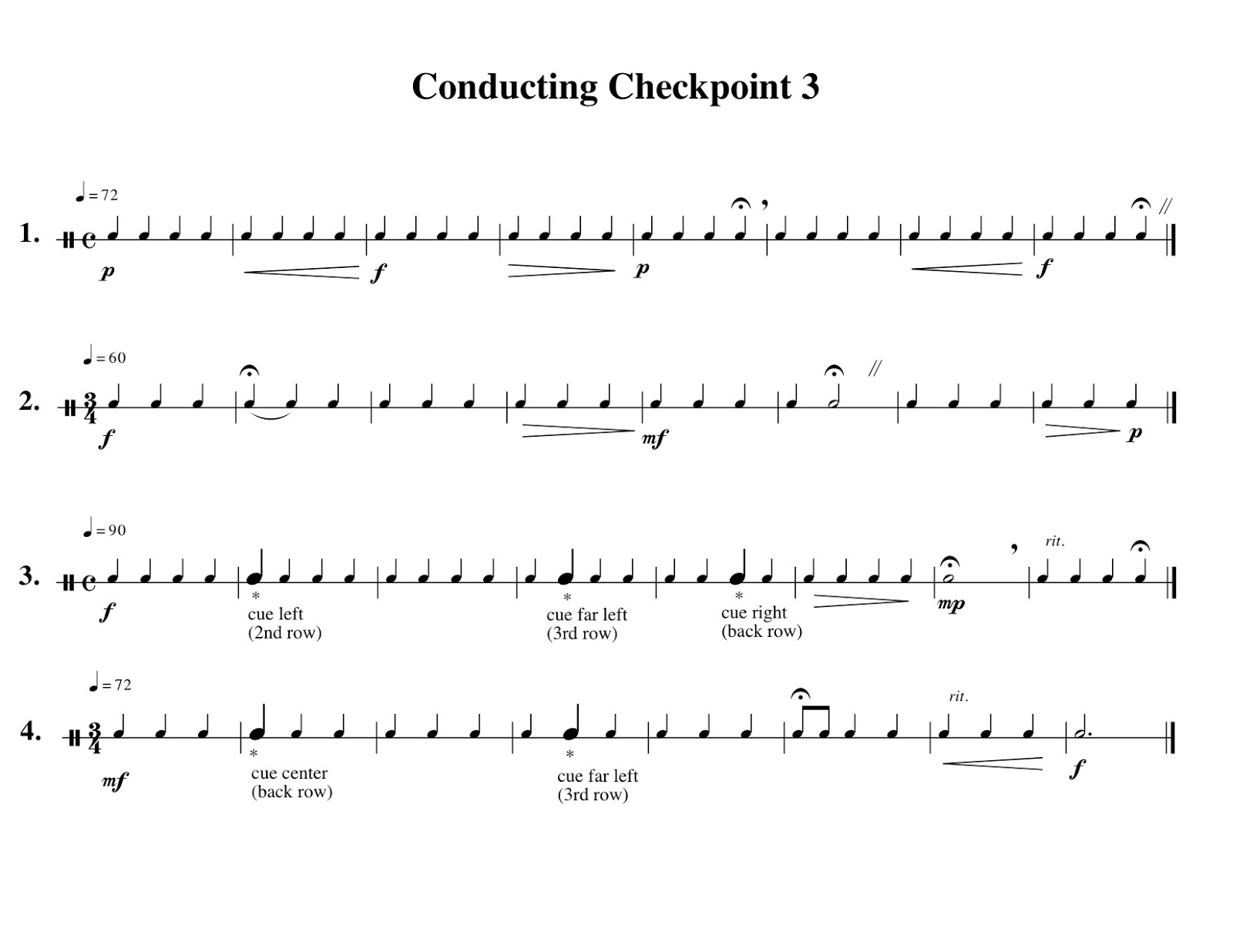 FBA Student Conductor Training : WEEK 3