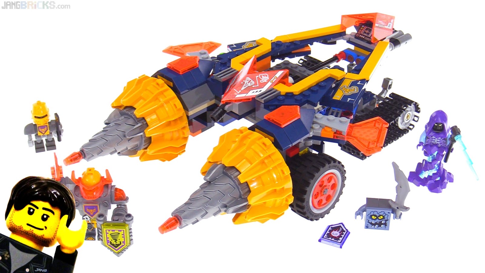 LEGO NEXO Knights Axl's Rumble Maker review! 70354