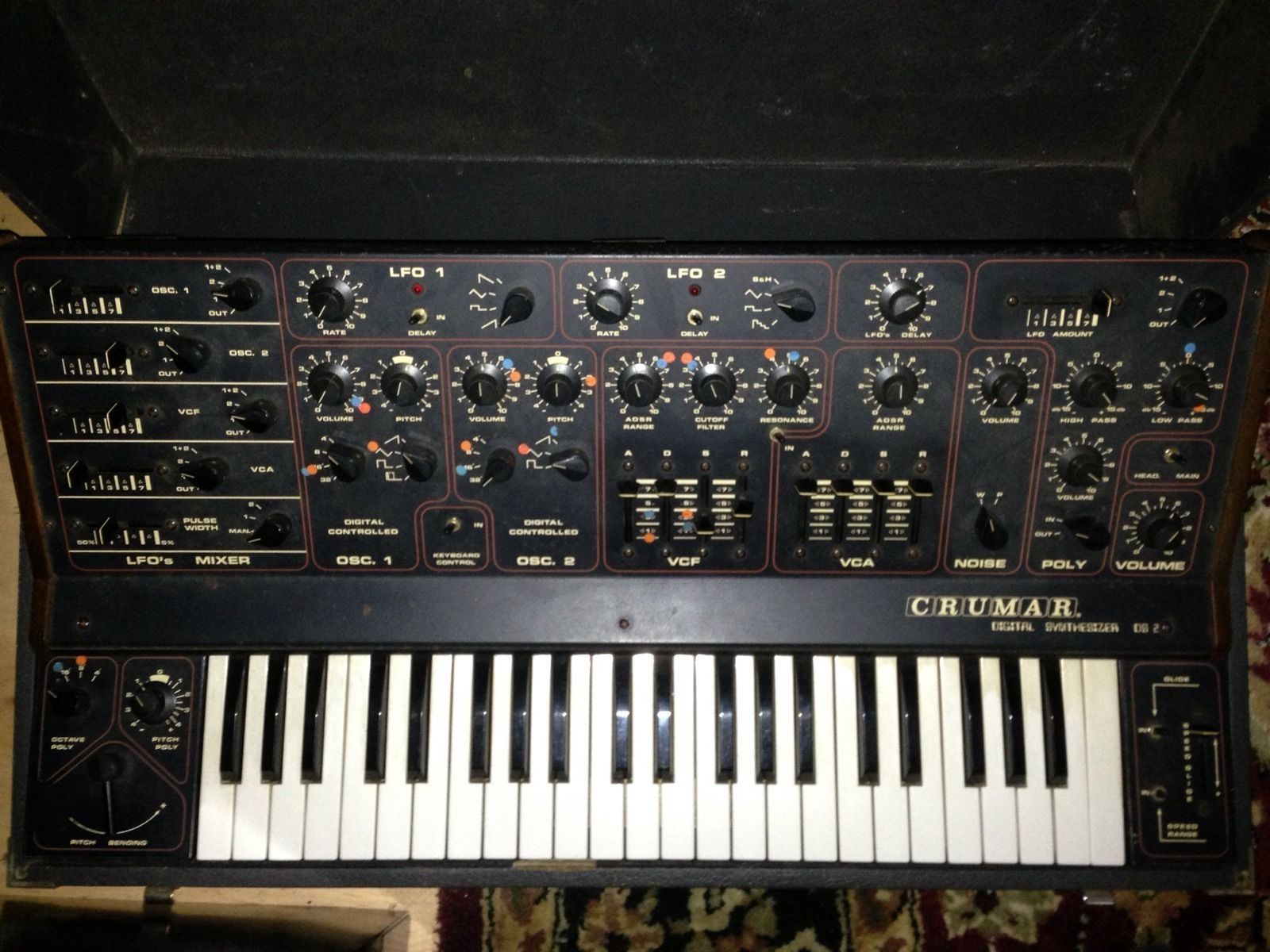 MATRIXSYNTH: Crumar DS2 Rare Italian Synthesizer