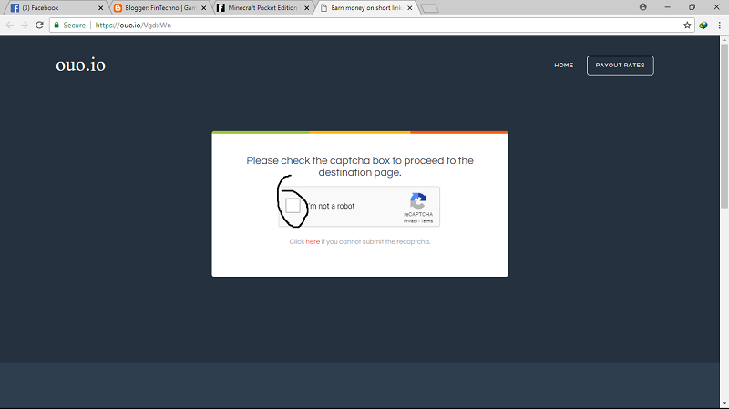 Cara Download melalui ouo.io - FinTechno | Game & Apk Mod