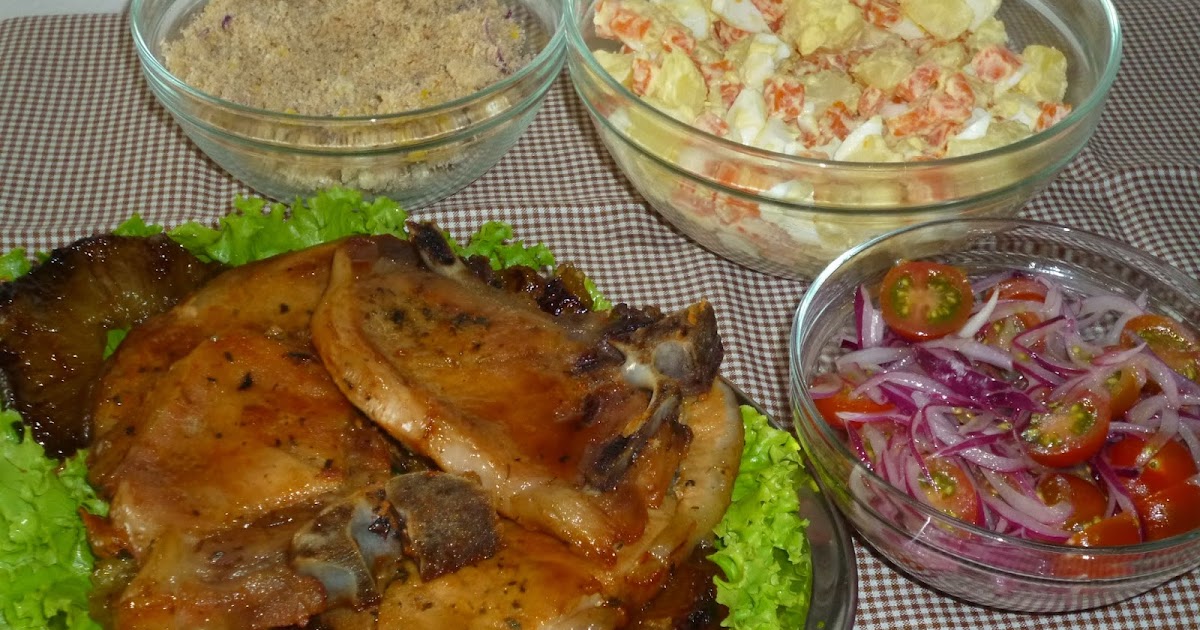 Piteisdadinha: CARRÉ ASSADO COM ABACAXI GRELHADO