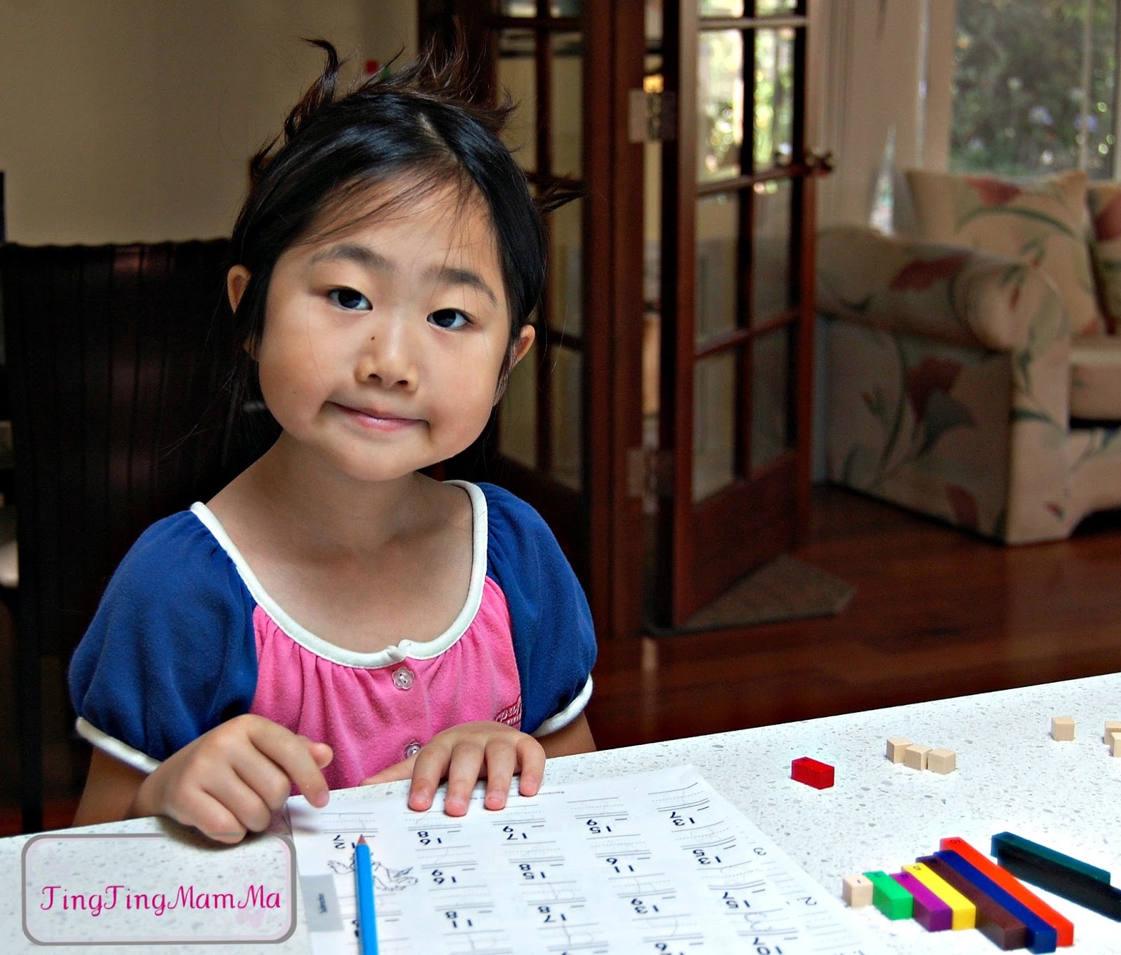 TingTingMamMa: JJ's New Math Skill--Carry Over Subtraction