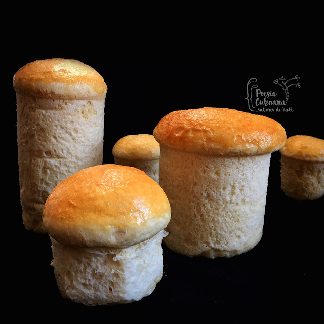 Poesía Culinaria . Sabores de Nati: Cuencos de pan / Pan en lata