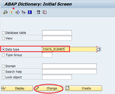 Learn SAP-ABAP online for Free.........: Create/Change/Delete a 'Data Element'.