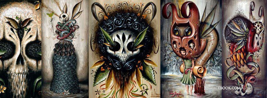 Abstract Skull Tattoo Fb Cover Photo | Facebook Covers