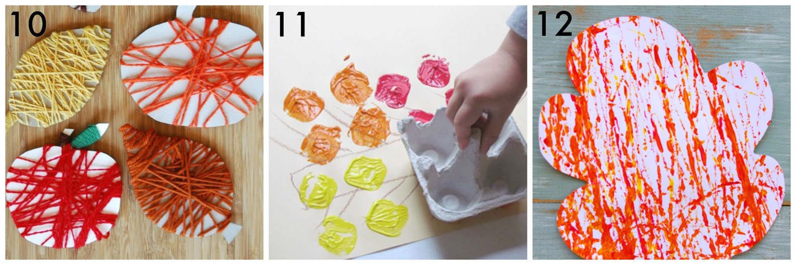 20 Beautiful Fall Process Art Ideas for Kids