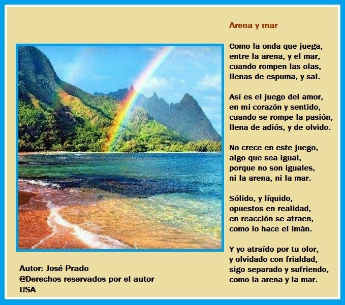 Poemas de amor para ti: Arena y mar