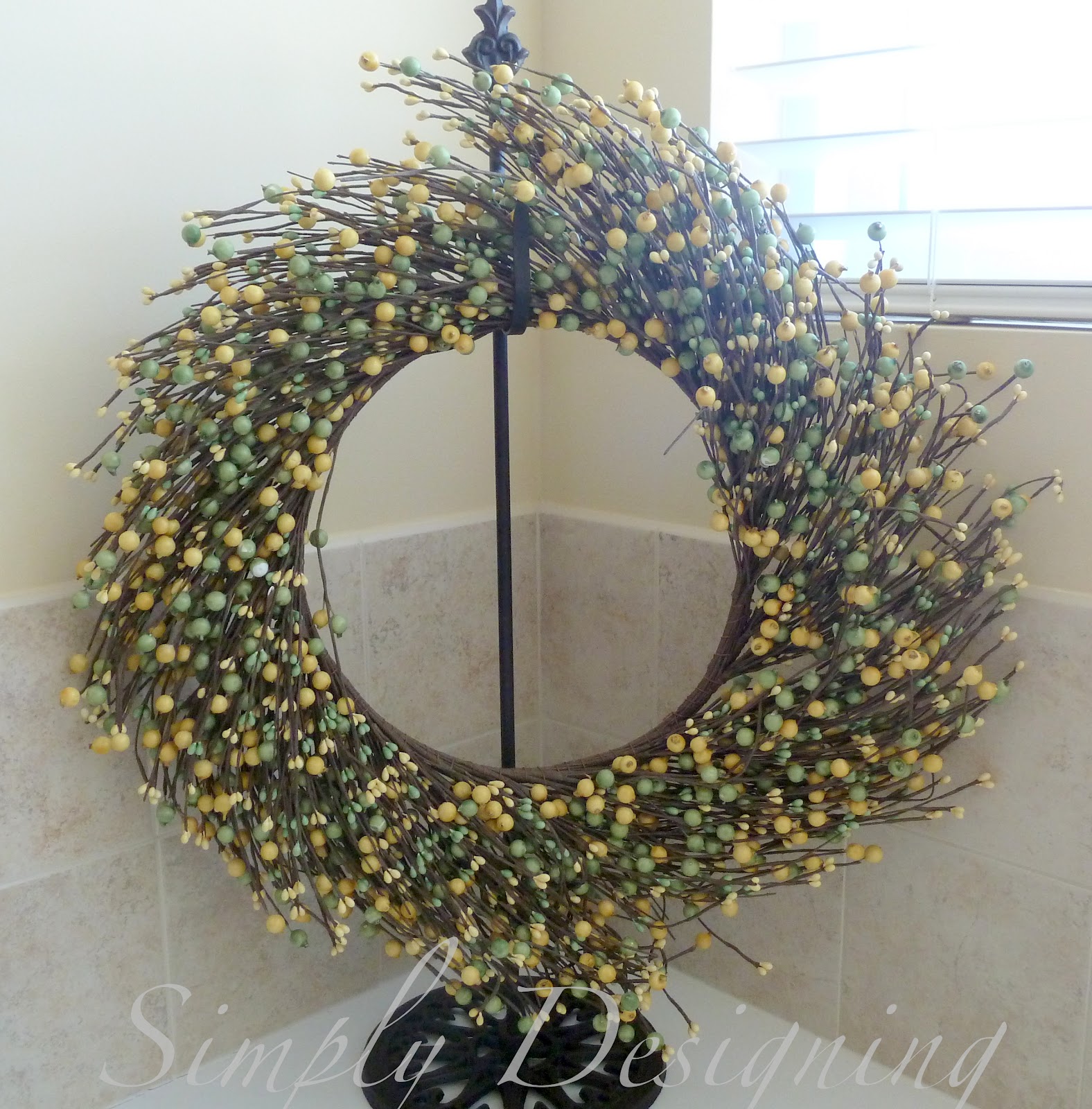 Cutest Spring Berry Wreath | Simply Designing with Ashley