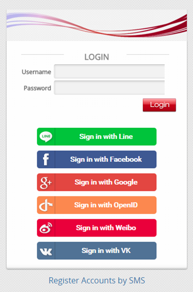 Social Media Login with 4ipnet
