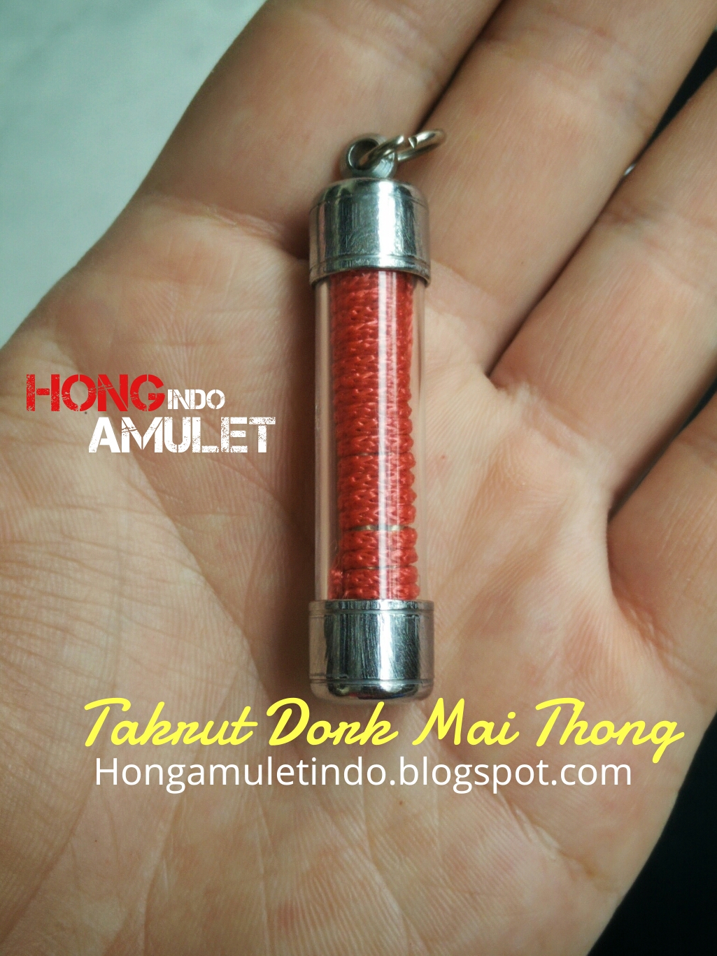 Thai Genuine Amulet Indonesia: Takrut Dork Mai Thong (Teratai Emas ...