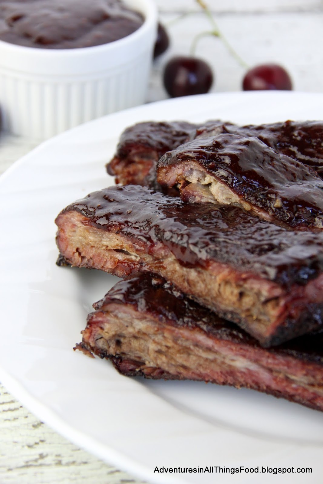 Adventures in all things food: Cherry Chipotle Ribs