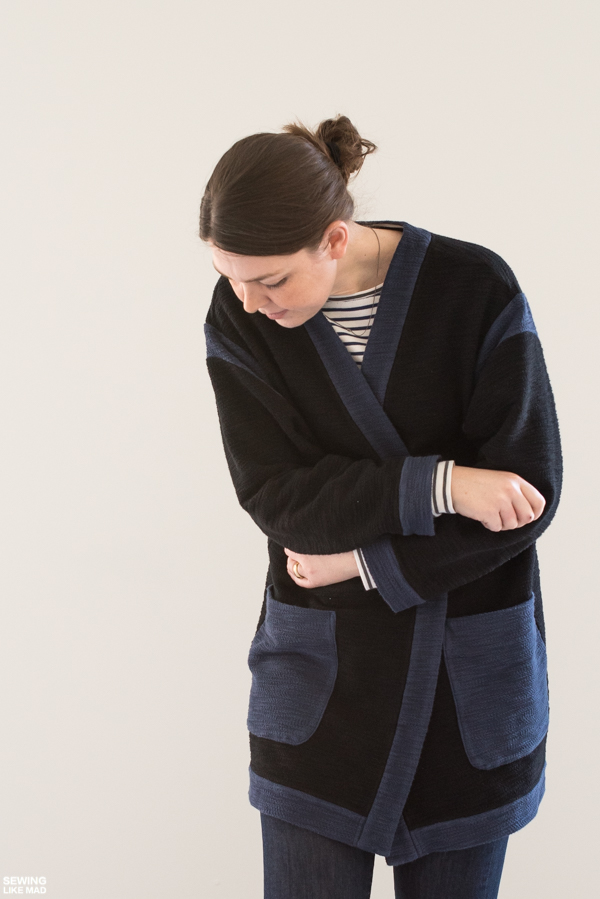 Sewing Like Mad: BurdaStyle Boyfriend Cardigan 09/2013-111