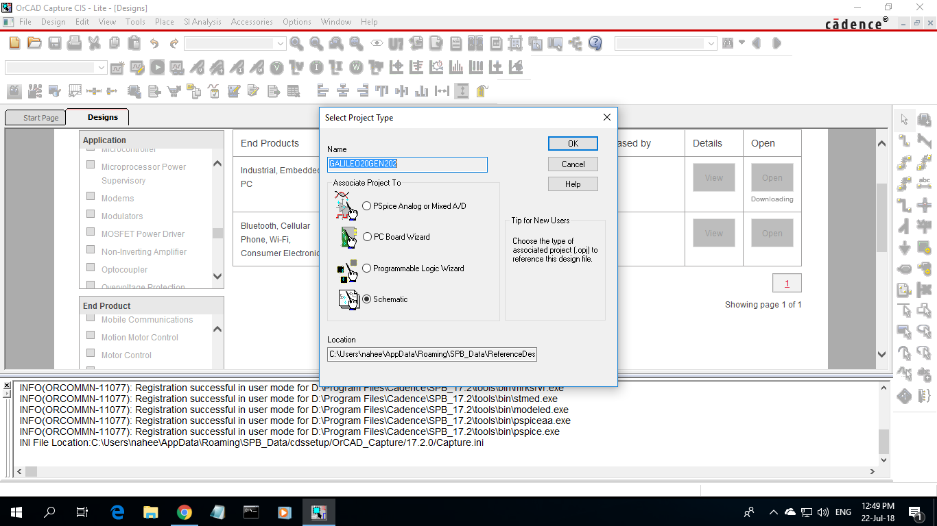 Naheez Thawfeeg's Blog: OrCAD™ Capture CIS™ Lite
