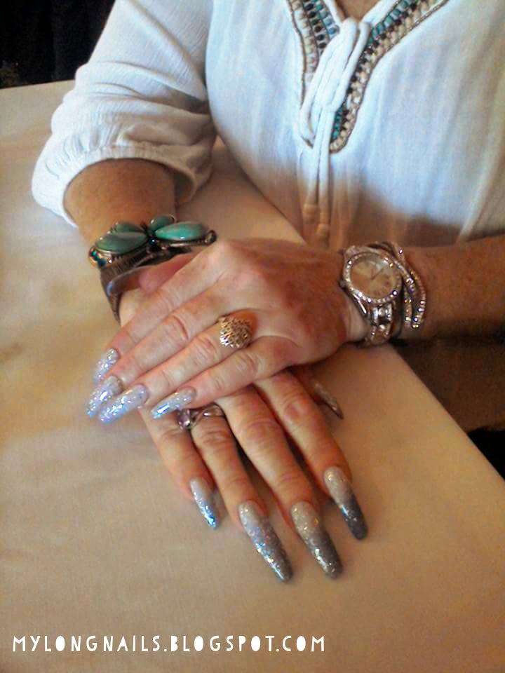 Long Nails: Cheri Henry's natural long nails - 6