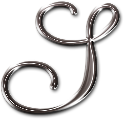 Abecedario Plateado Cromado. - Oh my Alfabetos!