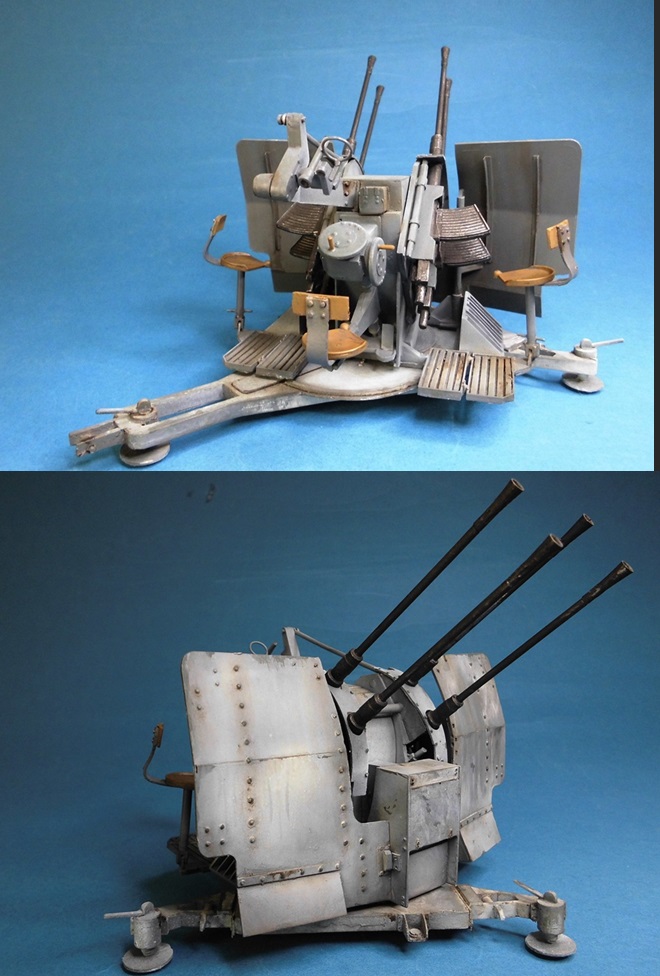 ah-dioramen: 2-cm-Flak-Vierling 38 mit Bedienung in 1/16 ah-dioramen: 2-cm-Flak-Vierling 38 mit Bedienung in 1/16