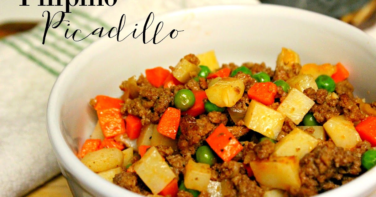 Filipino Picadillo - A Bountiful Love