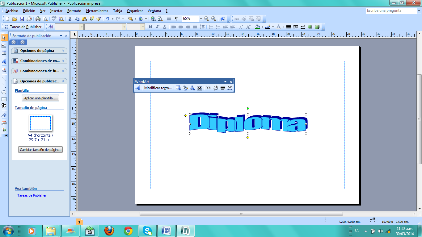 PRACTICAS DE PUBLISHER