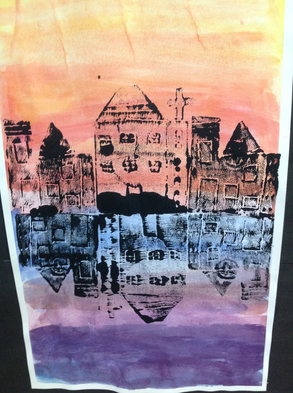 Mrs. Garber's Gallery: Grade 5 Printmaking Project