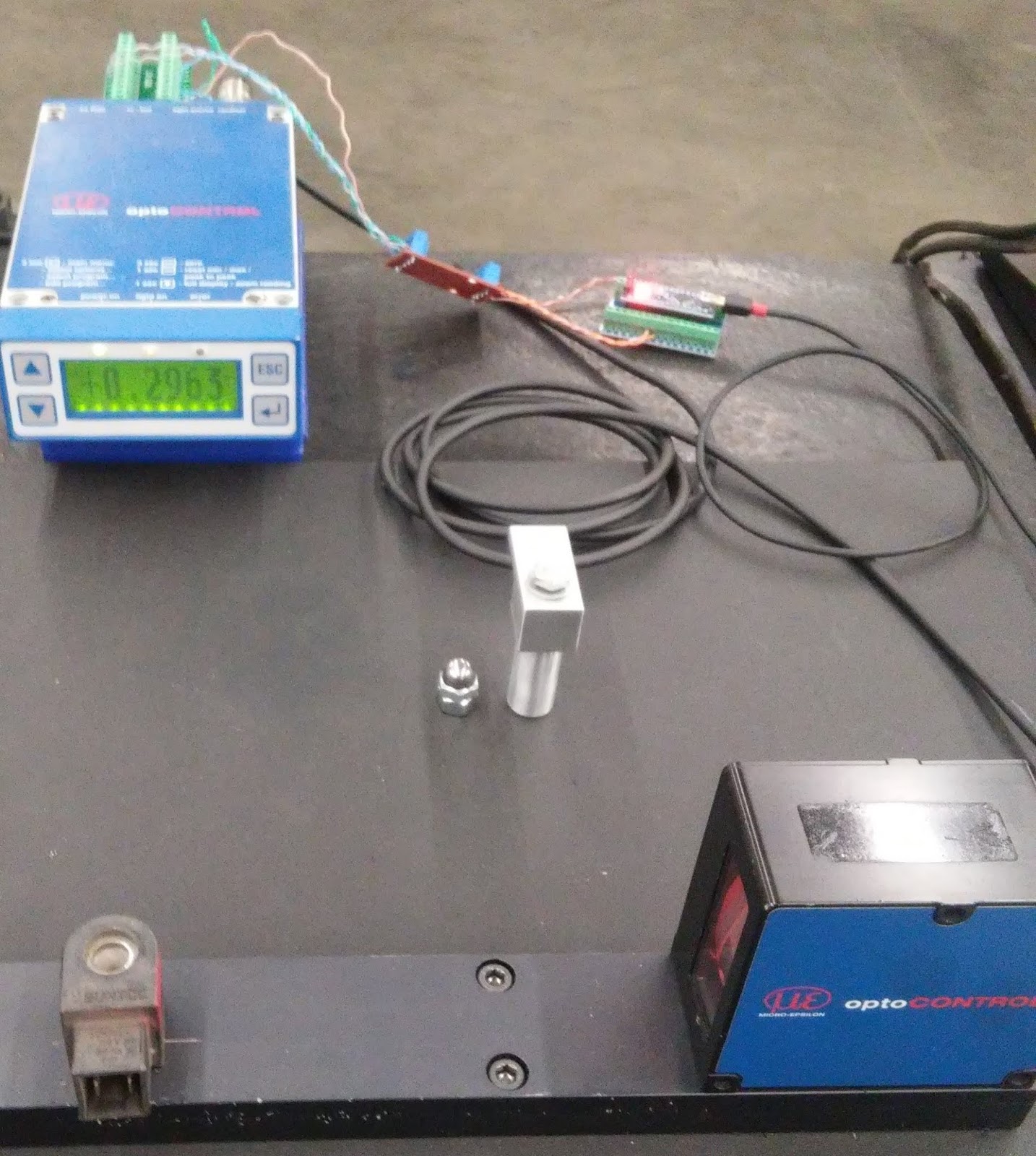 Arduino Connected Micro Epsilon Laser Micrometer Circuit Crush