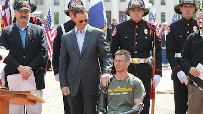 Wounded Times: Quadruple amputee vet Todd Nicely sees new home