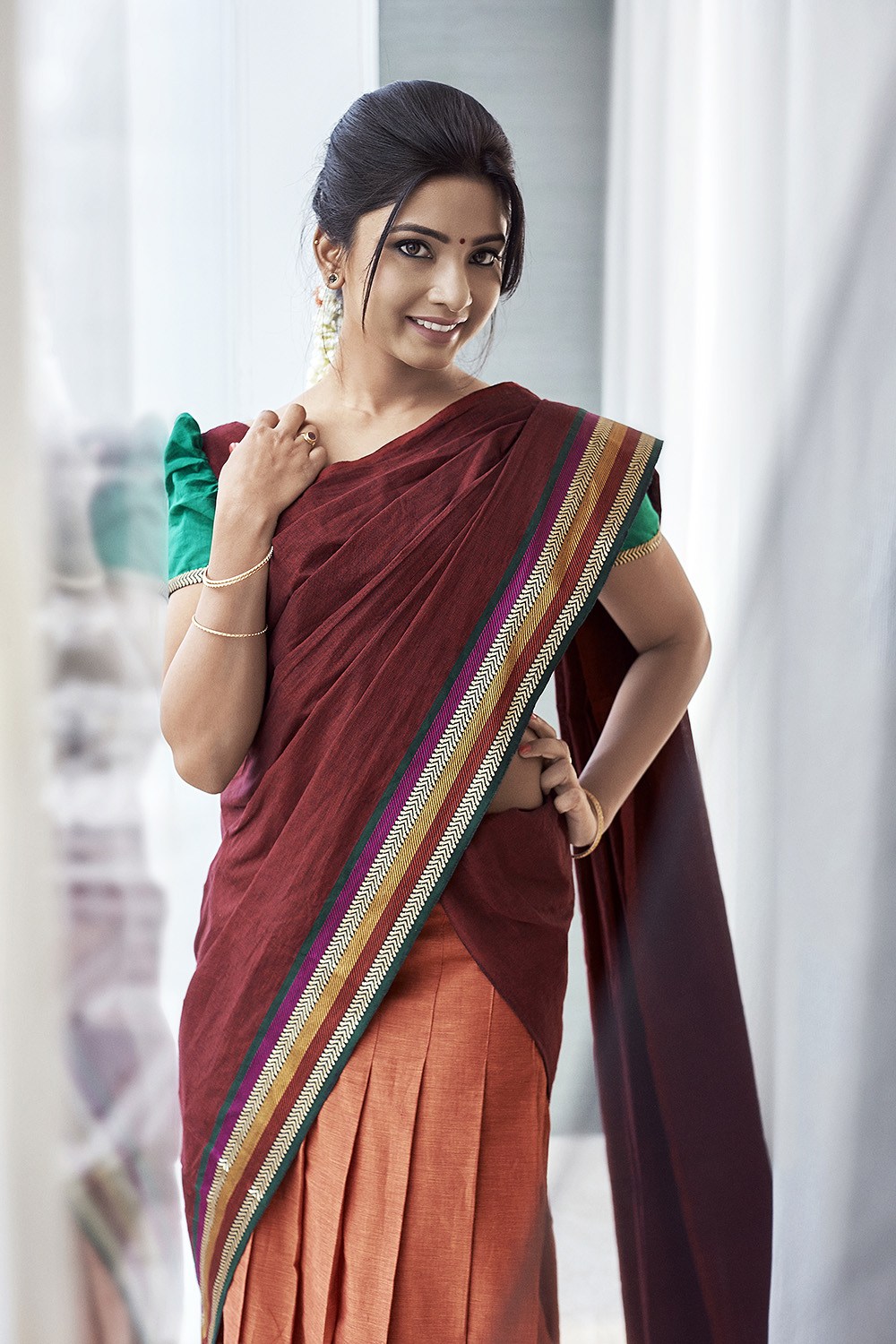 Kamna Ranawat half saree stills - South Indian Actress