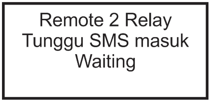4. Ketika ada sebuah SMS masuk dengan format yang benar, maka LCD akan ...