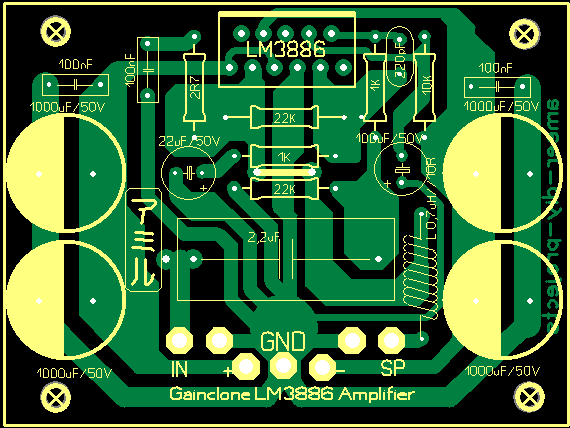 DIY ELECTRONICS PROJECTS: Gainclone PCB Layout