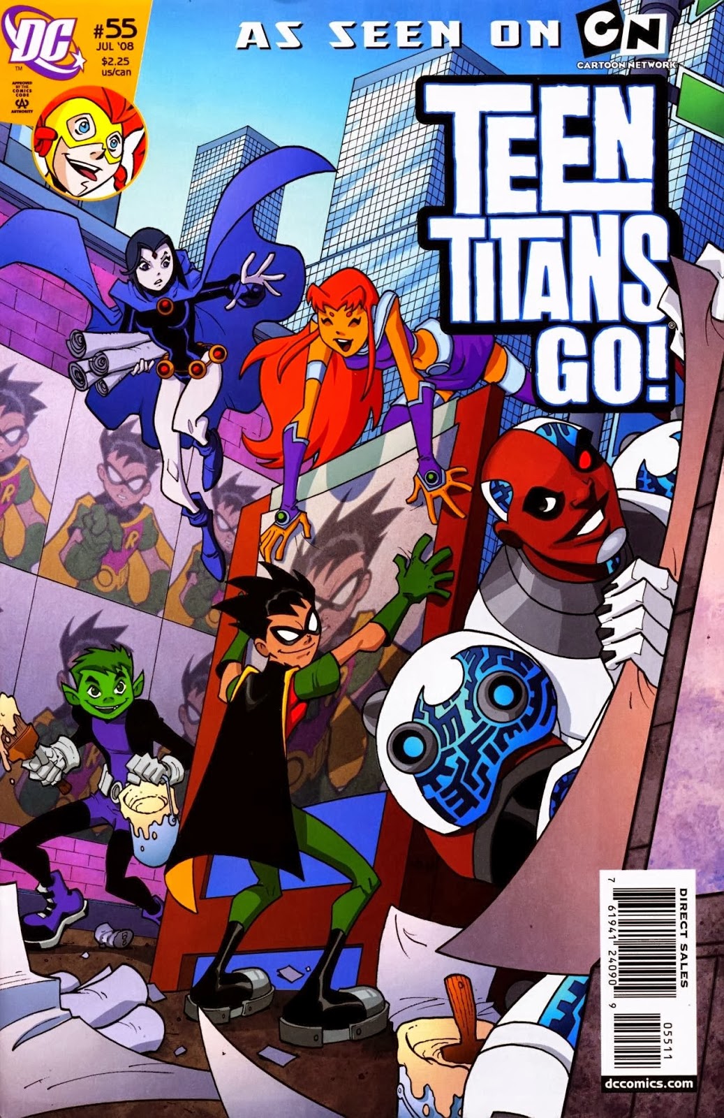 Teen Titans Go Comic Book Series Teen Titans Go Issue 55 When Theres Trouble