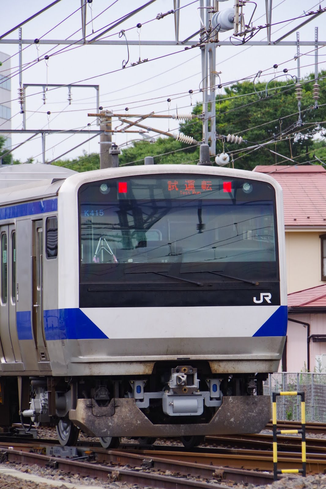 お気楽 鉄道の部屋: 7/1 E531系初の機器更新編成 K415 勝田～広野試運転