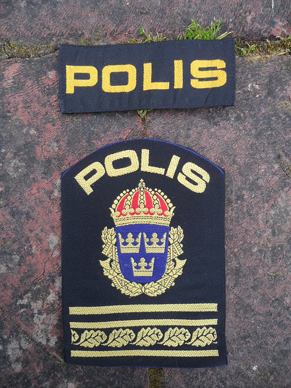 Four Bees: Svensk Polis, Swedish Police Patches