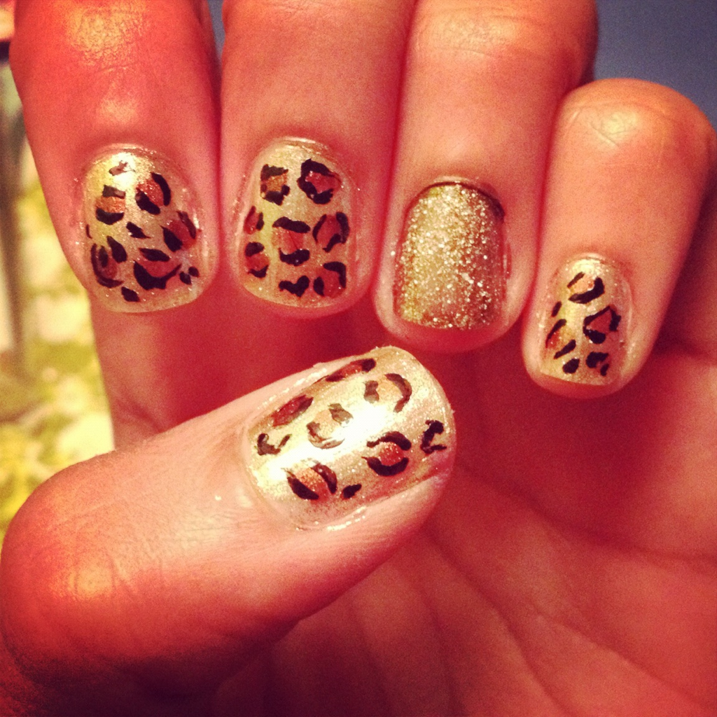 Practically Pretty: Summertime Leopard Print Mani Tutorial!